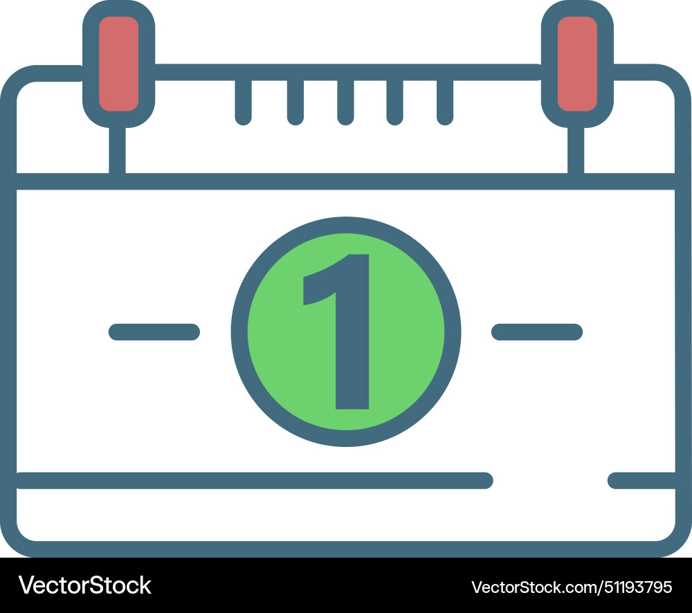 Number one first place on computer icon Royalty Free Vector