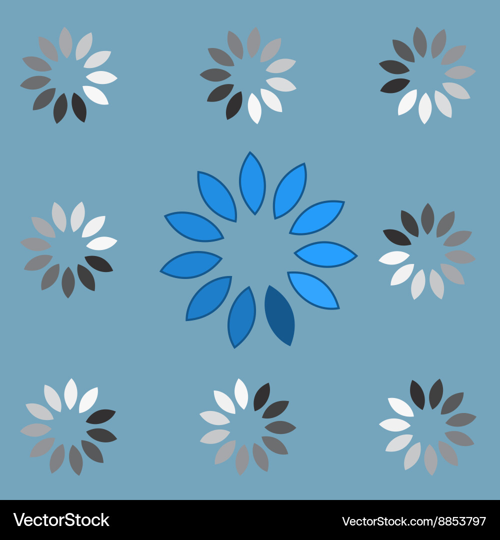 Round preloader animation frame Royalty Free Vector Image Round preloader animation frame Royalty Free Vector Image