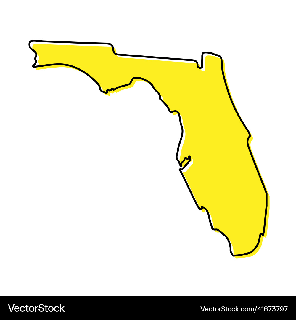 Outline Of Florida Map