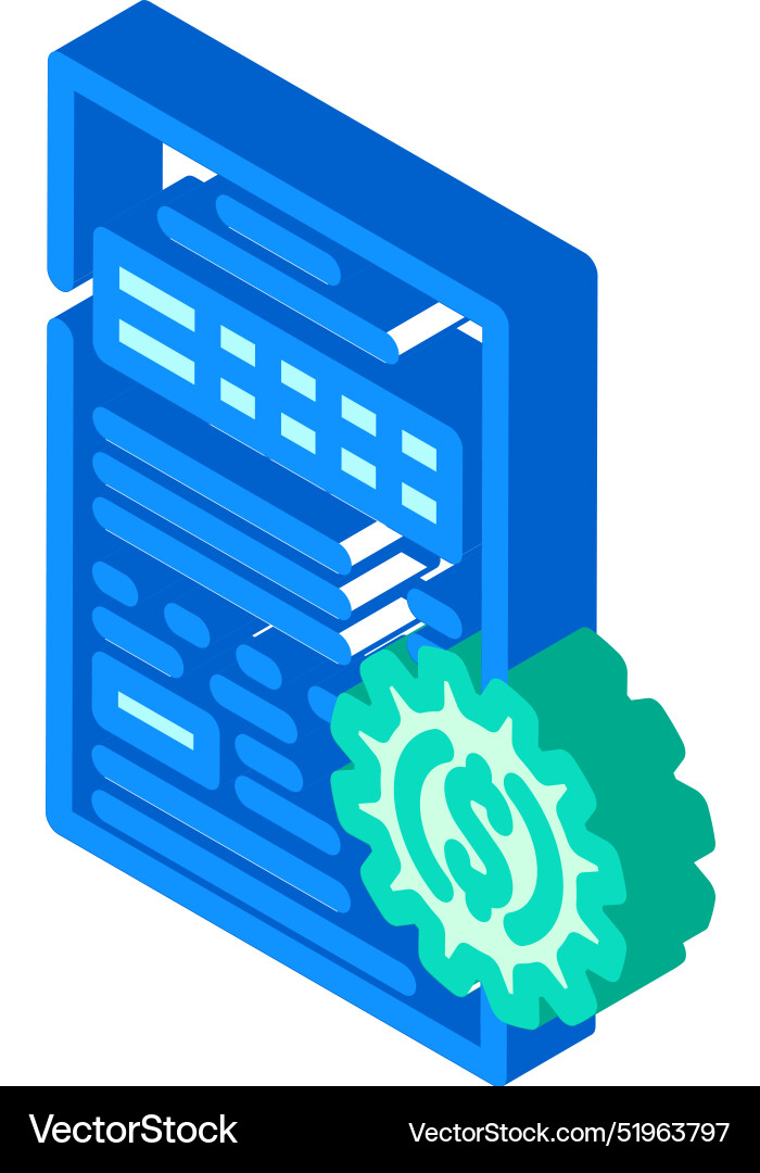 Sponsorship management business process isometric Vector Image