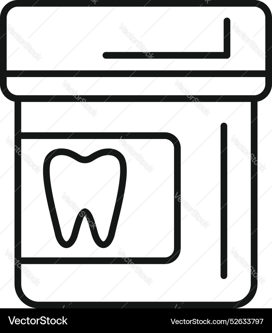 Toothpaste tube containing fluoride for healthy Vector Image