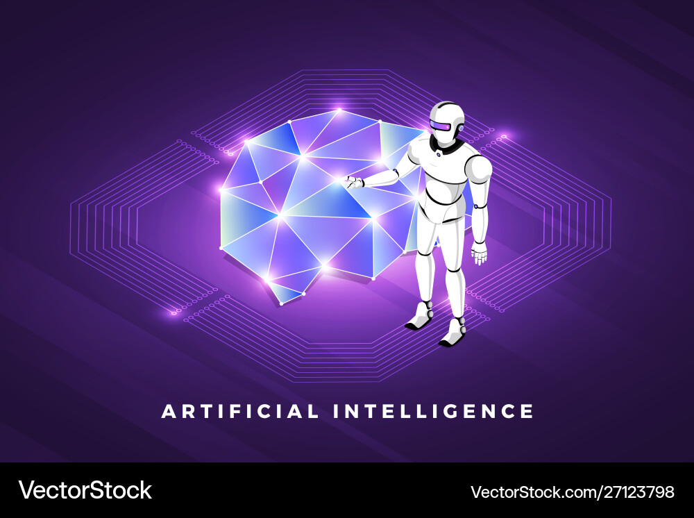 Artificial intelligence Royalty Free Vector Image