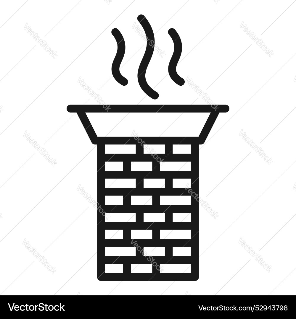 Chimney icon Royalty Free Vector Image - VectorStock