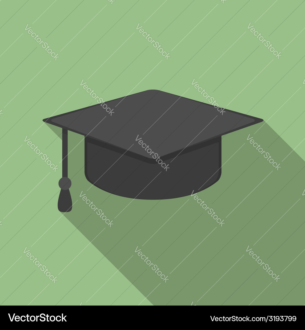 Graduation cap icon Royalty Free Vector Image - VectorStock