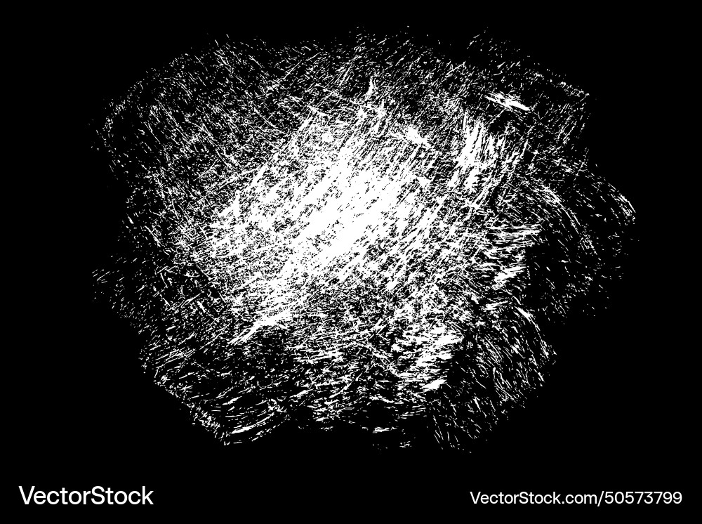Scribble hand drawn stain in chalk Royalty Free Vector Image