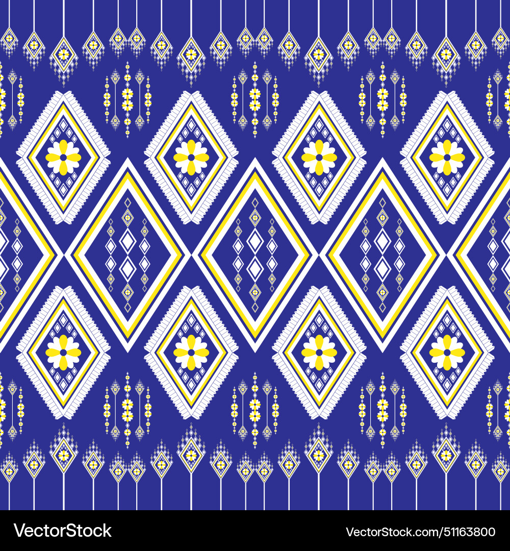 Geometric fabric pattern 005 Royalty Free Vector Image