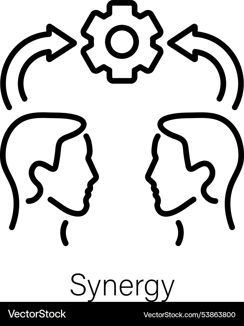 Synergy Royalty Free Vector Image - VectorStock