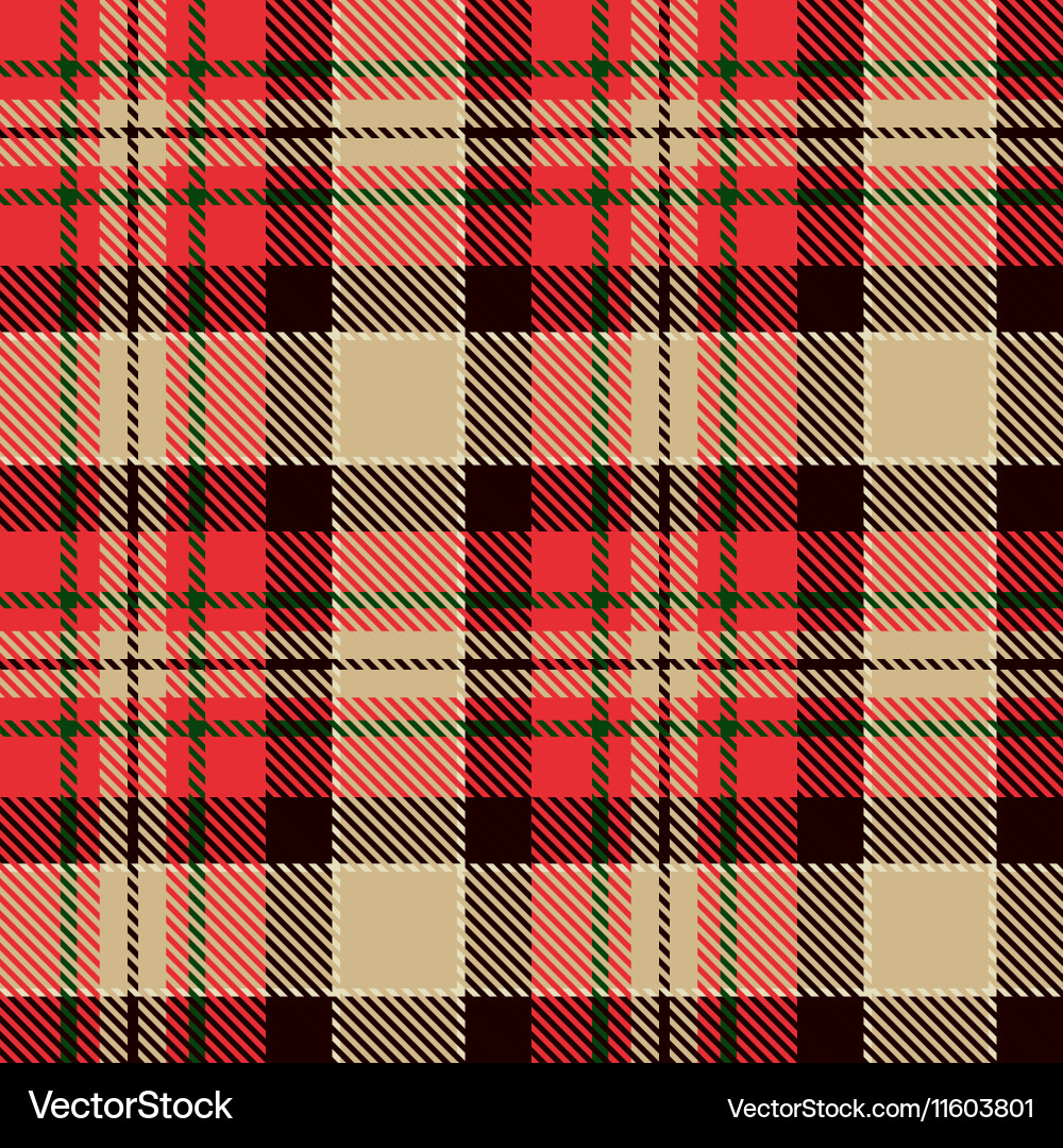 Seamless tartan pattern Royalty Free Vector Image