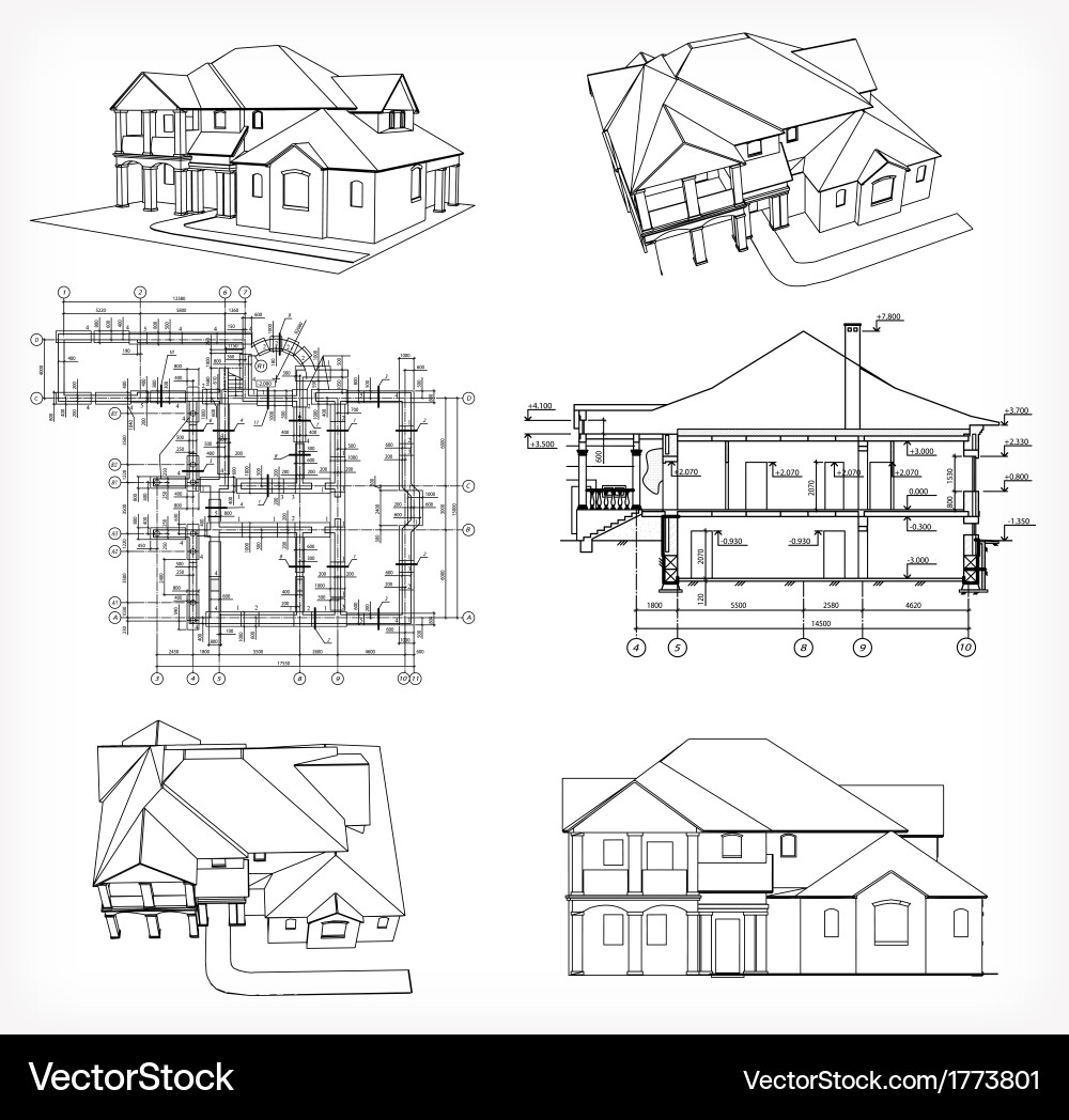 Front Elevation Drawing Vector Images (over 610)