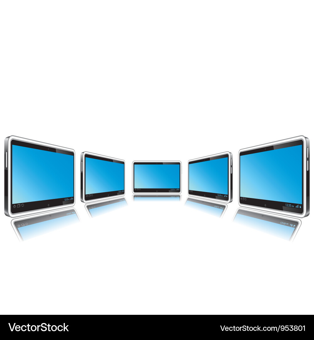 Tablets Royalty Free Vector Image - VectorStock