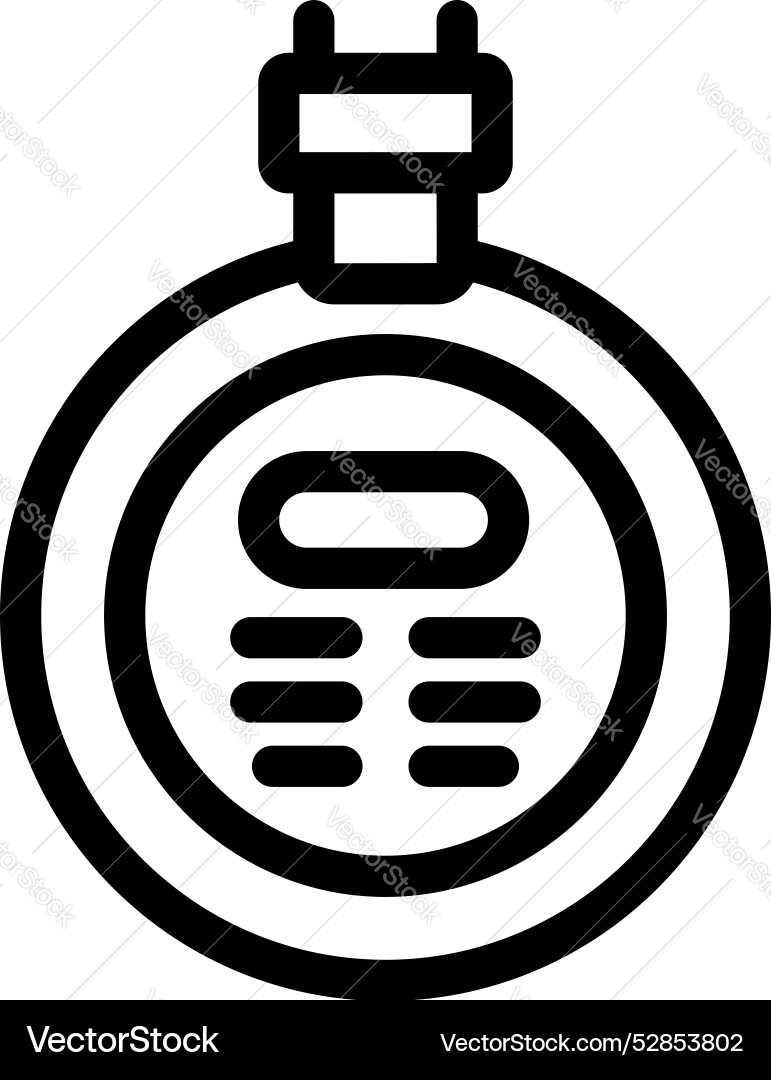 Electric meter measuring power consumption Vector Image