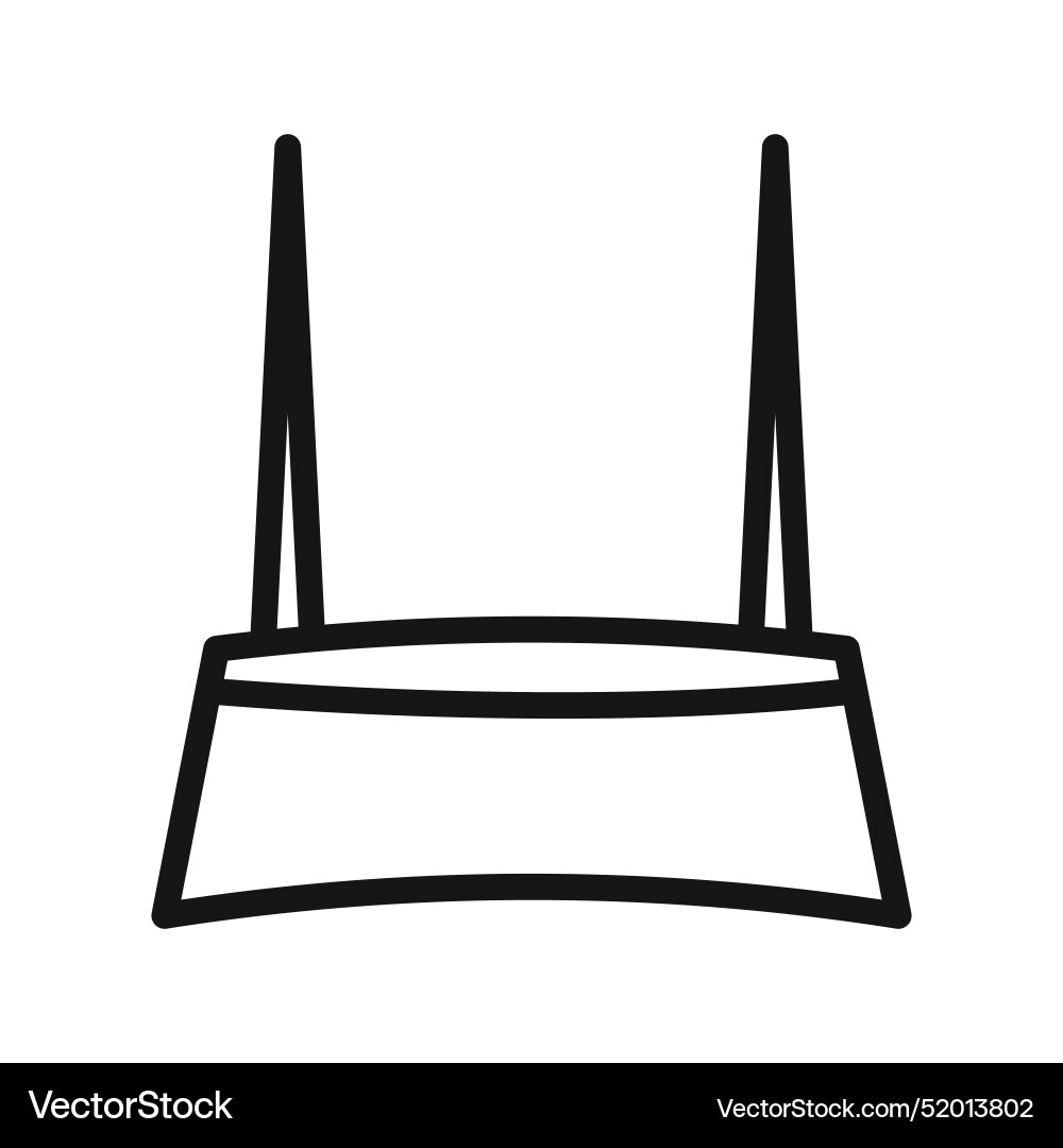 Internet router icon black line art Royalty Free Vector