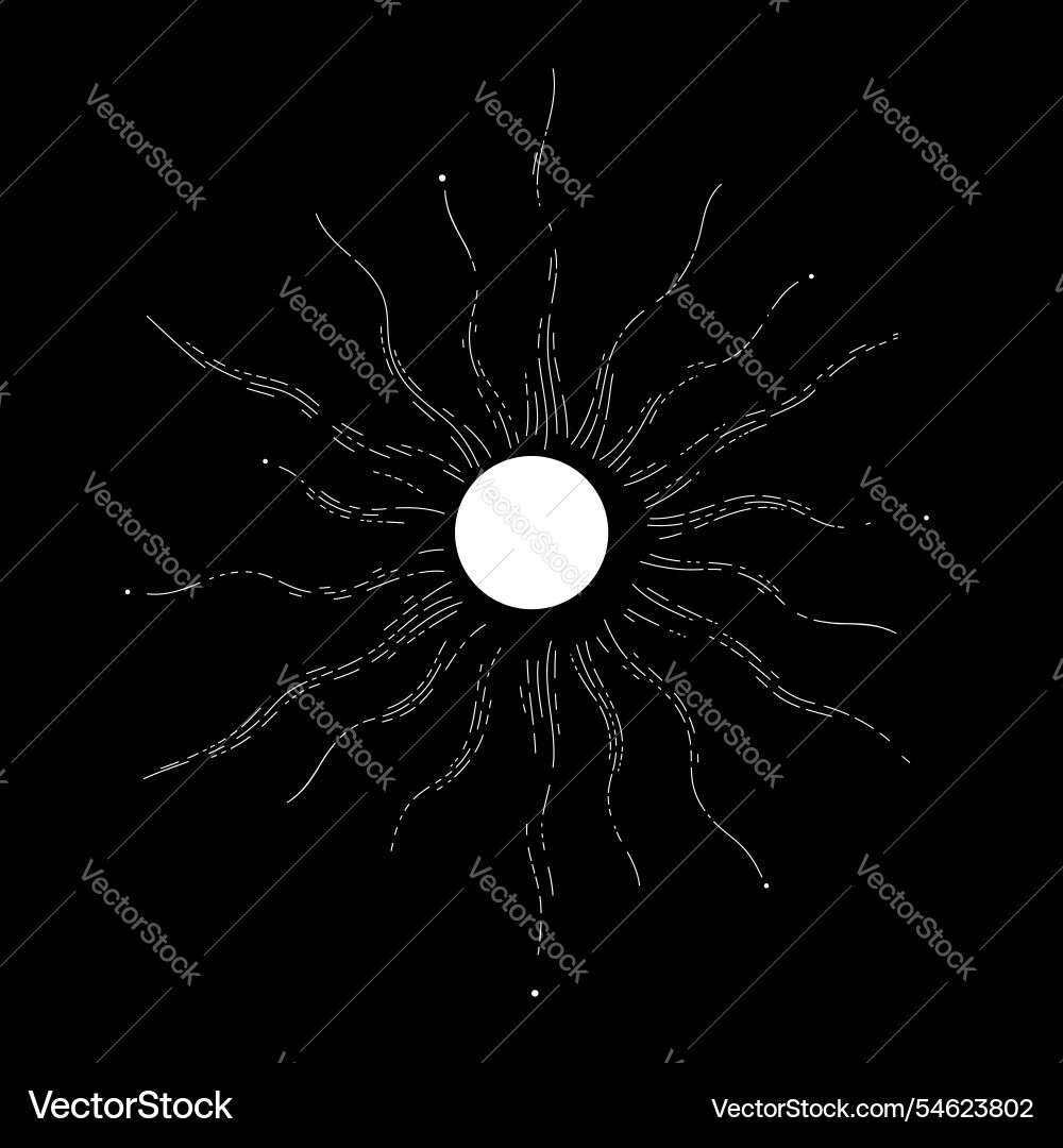 Stylized Sun Rays Vector Images (over 670)