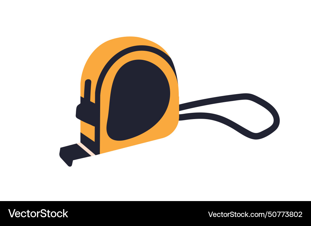 Tape measure meter roll icon length and size Vector Image