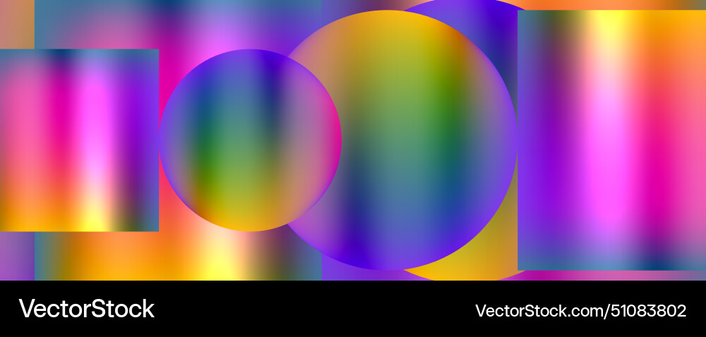 Vibrant art pattern with magenta circle Royalty Free Vector