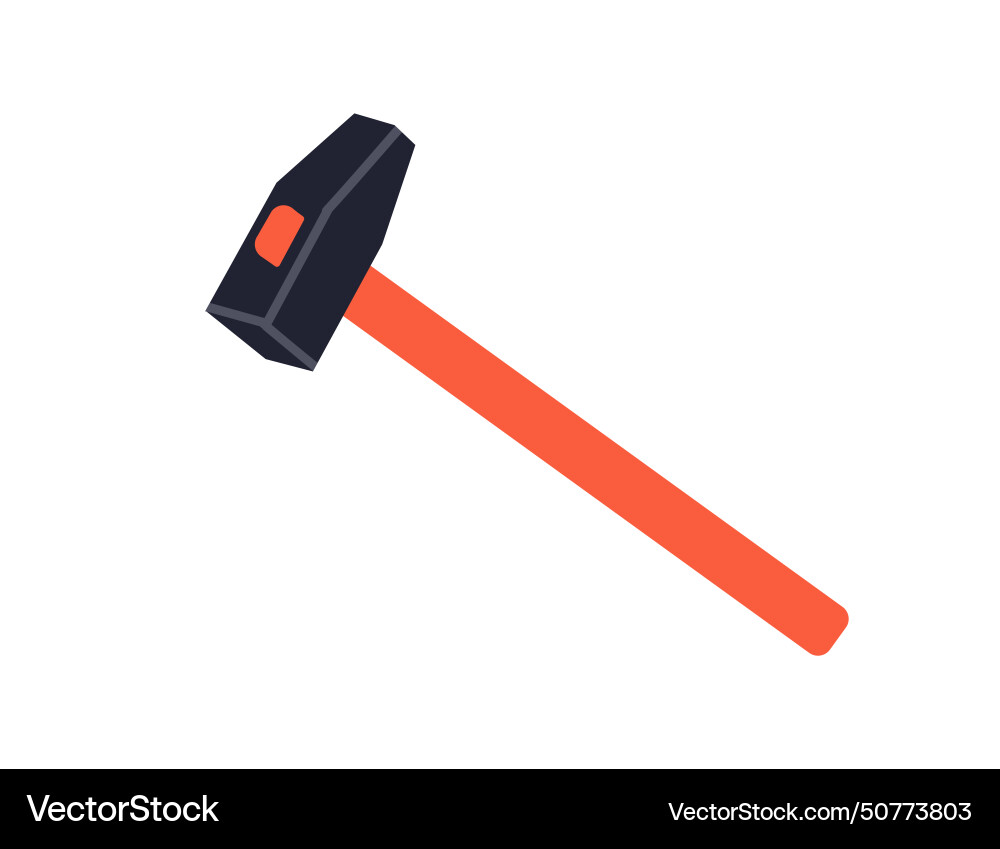 Hammer building tool icon construction repair Vector Image