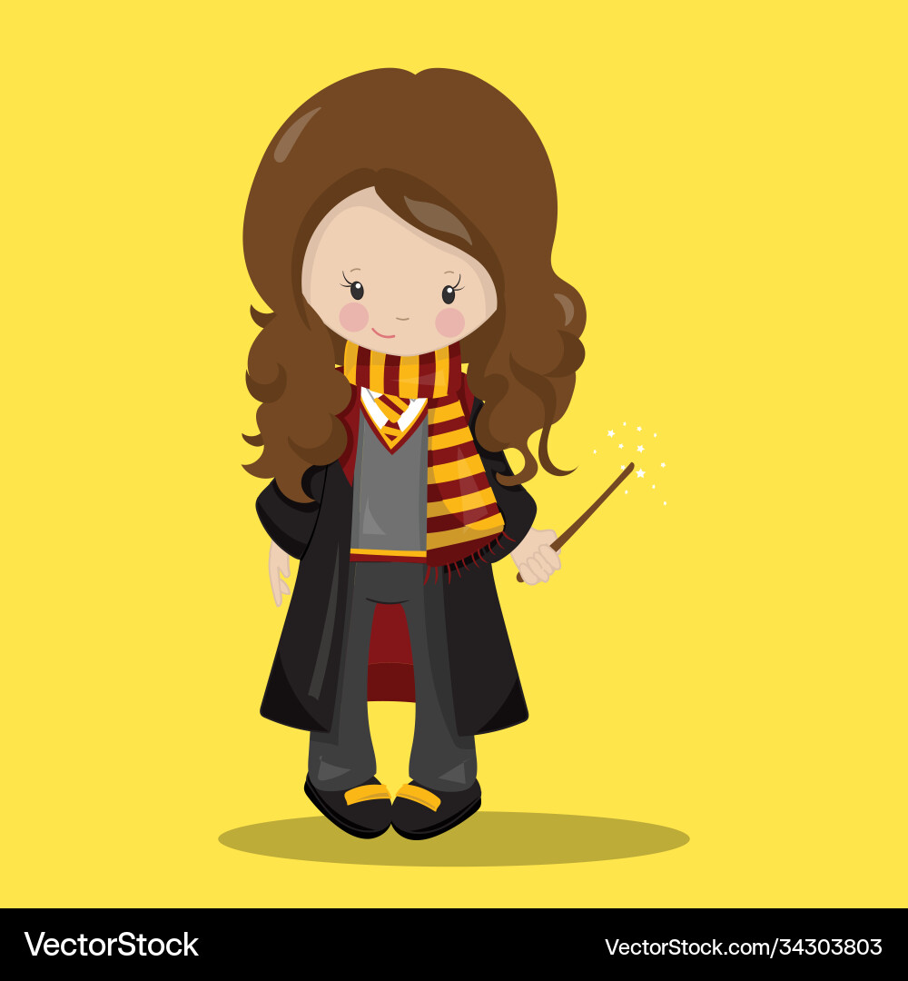 Hermione Granger Cartoon Royalty Free Vector Image