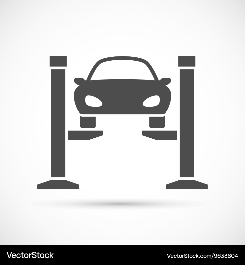 Car lifting icon Royalty Free Vector Image - VectorStock