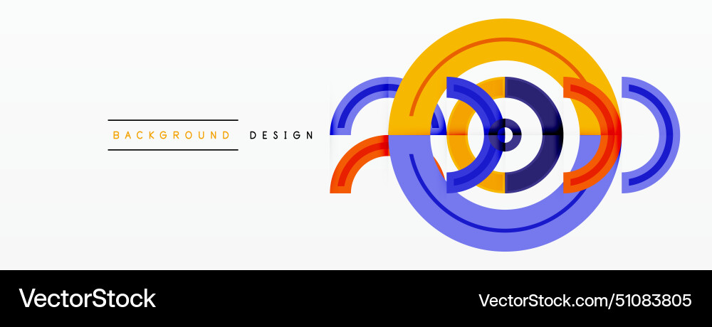 Electric blue circle with a parallel line logo Vector Image