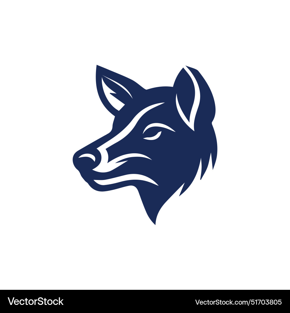 Wolf logo Royalty Free Vector Image - VectorStock