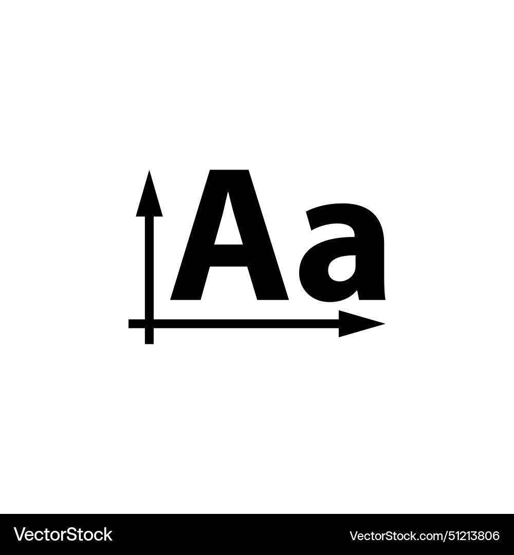 Spelling orthography flat icon Royalty Free Vector Image