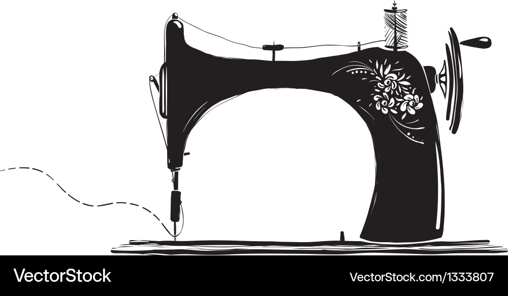 Sewing Machine Drawing Vector Images (over 1,400)