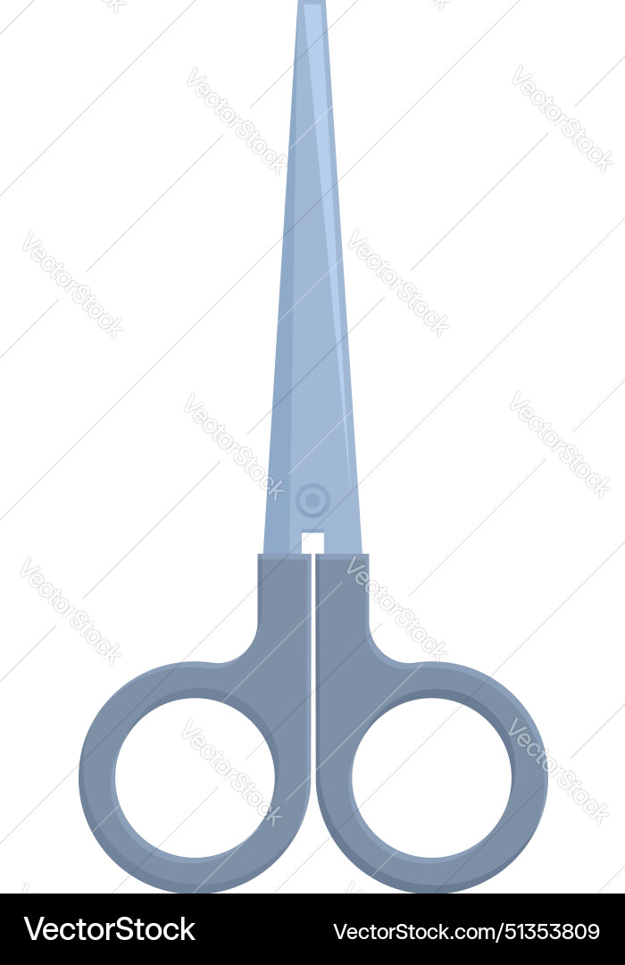 A simple grey scissors icon Royalty Free Vector Image