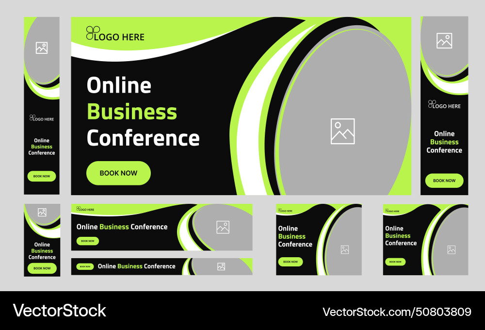 Business concept web bundle banner design totally Vector Image
