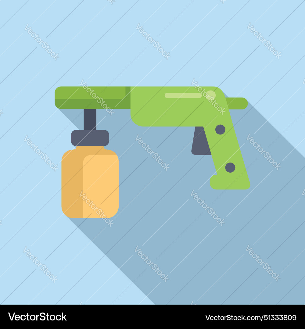 Cartoon spray paint gun icon Royalty Free Vector Image