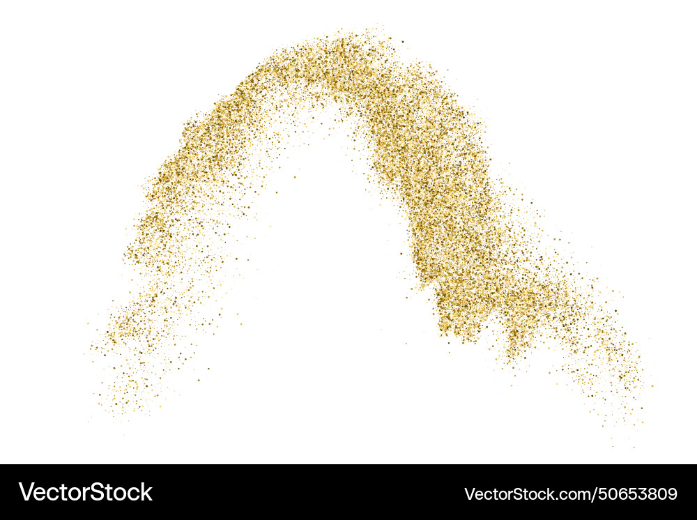 Gold glitter texture Royalty Free Vector Image