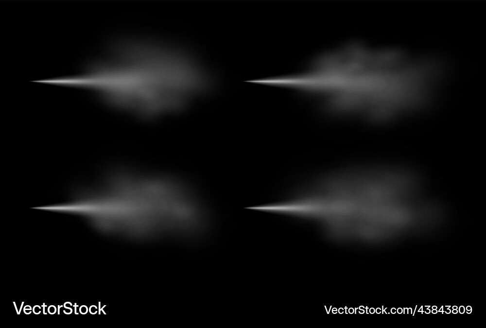 Water spray effect realistic cosmetic mist Vector Image