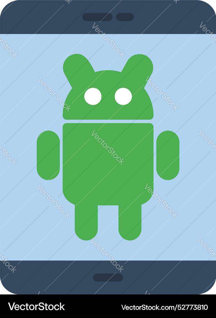 Android icon design Royalty Free Vector Image - VectorStock