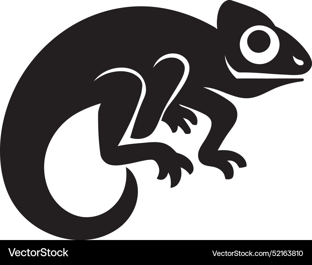Eclipse of the chameleon secrets Royalty Free Vector Image