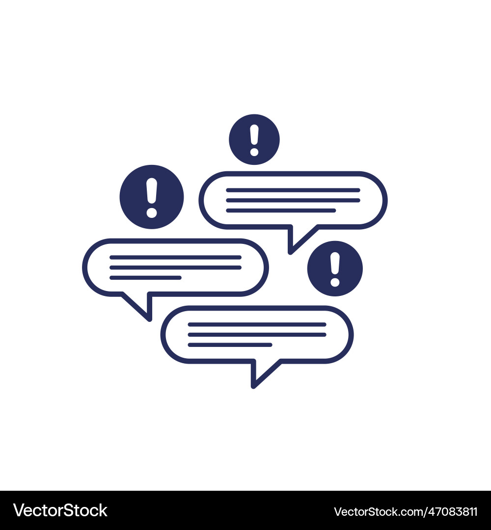 Too many emails icon on white Royalty Free Vector Image