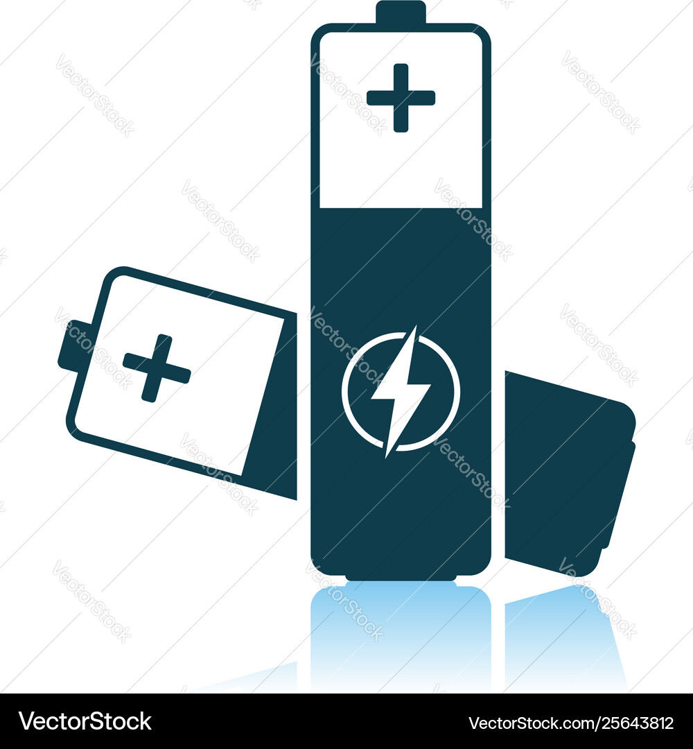 Electric battery icon Royalty Free Vector Image