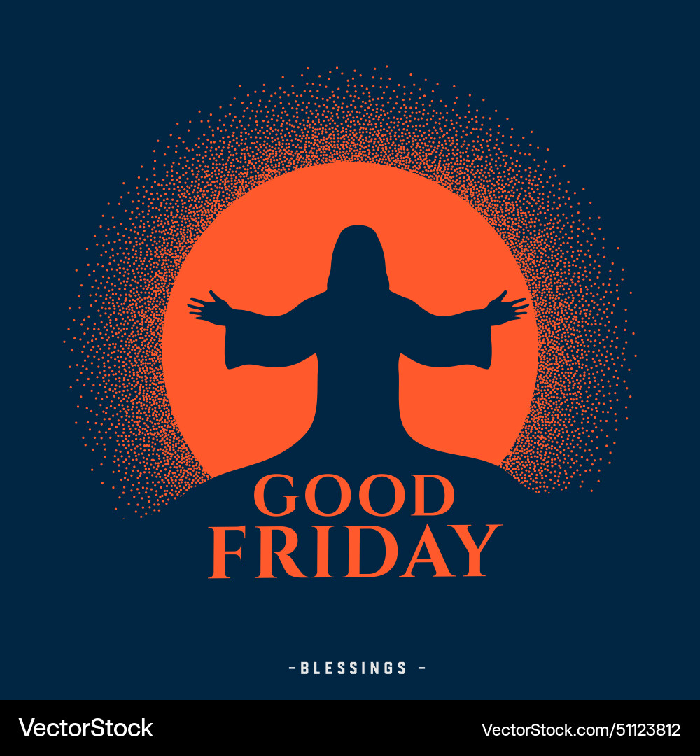 Good friday or easter week cultural background Vector Image
