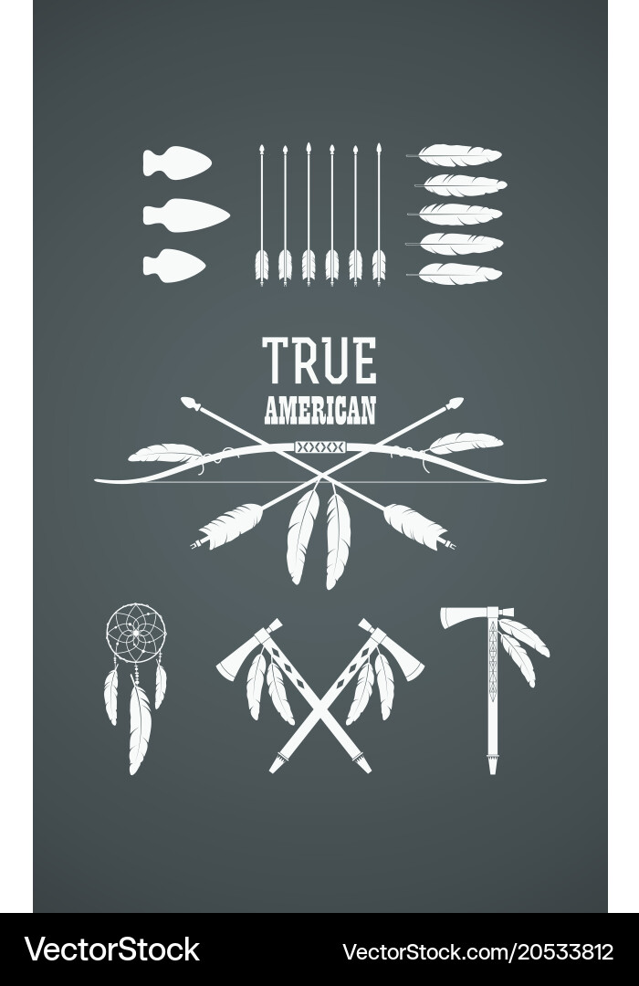 Indian symbols set Royalty Free Vector Image - VectorStock