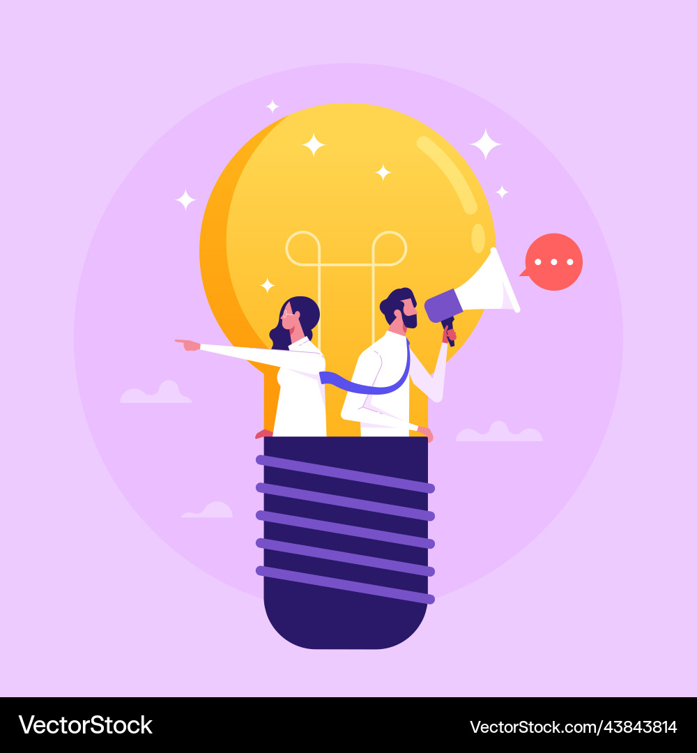 Concept for business and marketing Royalty Free Vector Image