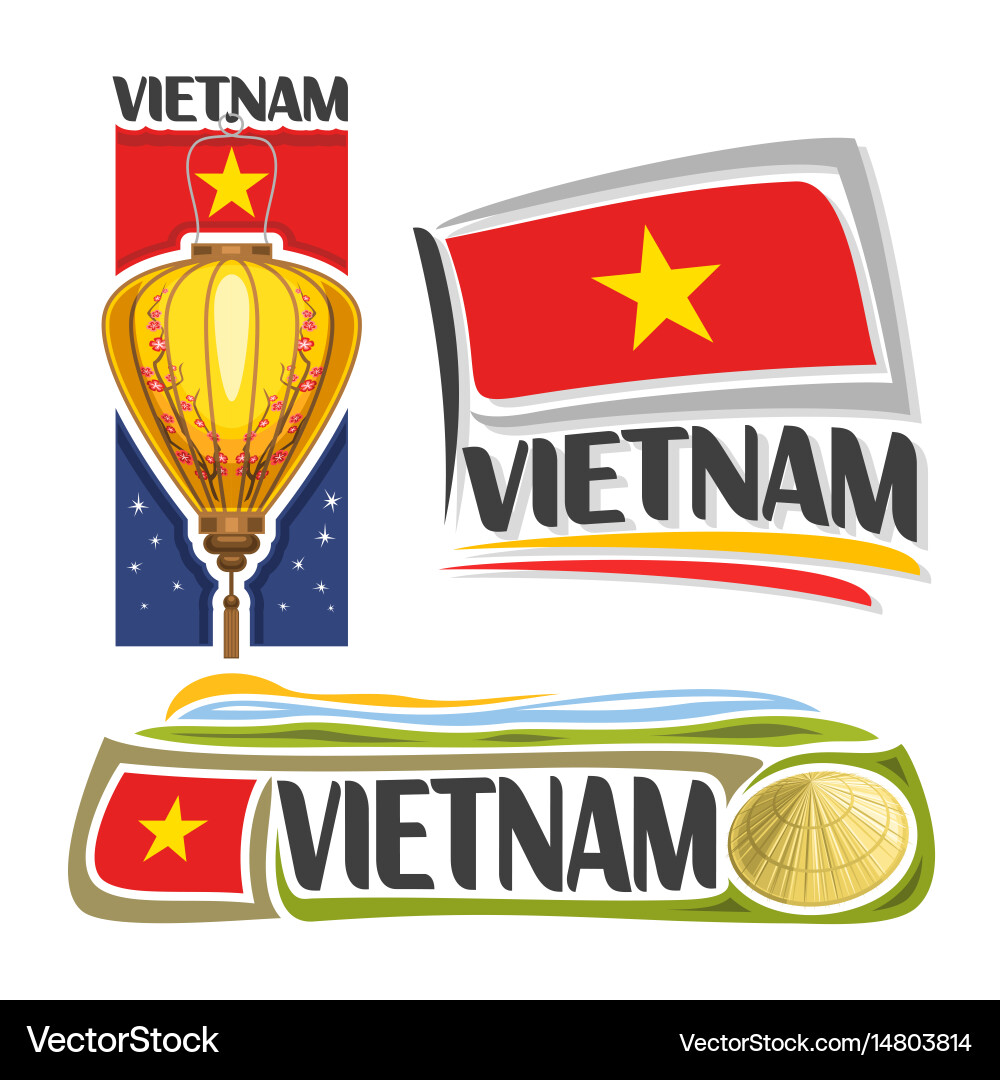 Logo vietnam Royalty Free Vector Image - VectorStock