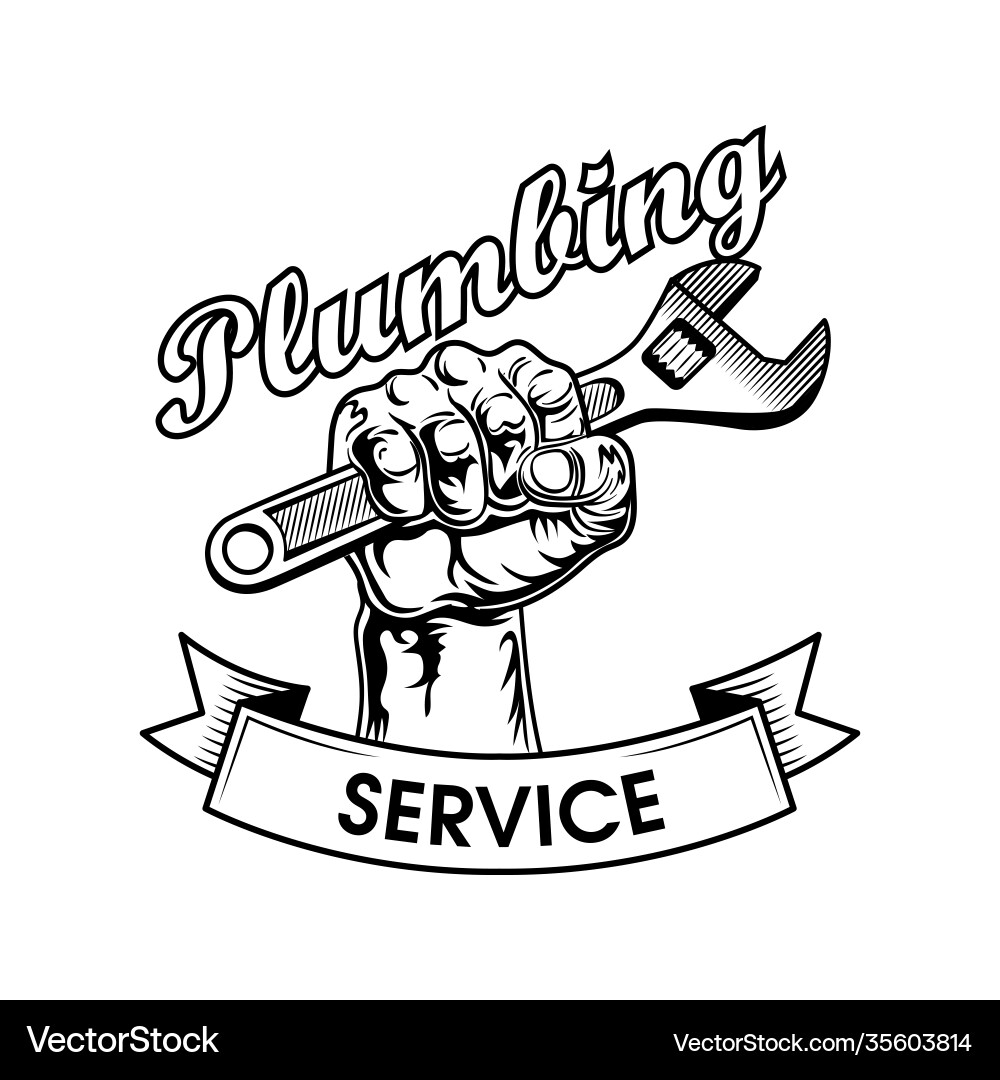 Plumbers tools Royalty Free Vector Image - VectorStock