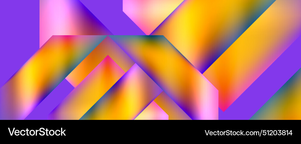Vibrant purple and yellow abstract artwork Vector Image