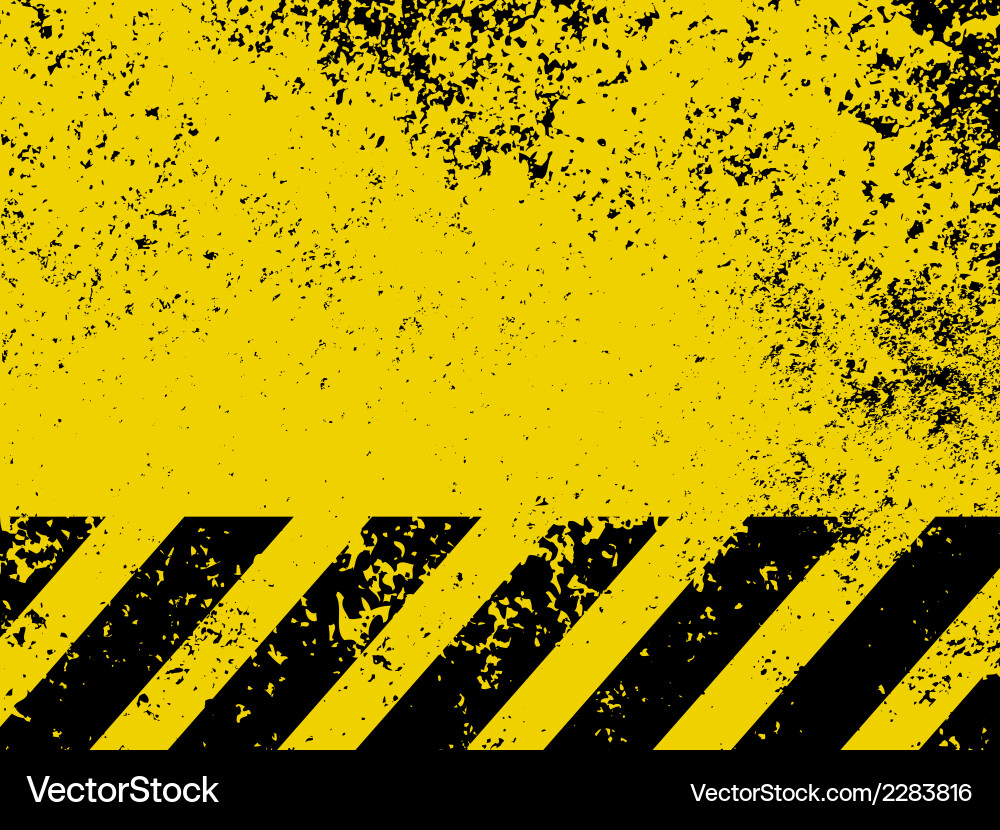 A grungy and worn hazard stripes texture eps 8 Vector Image