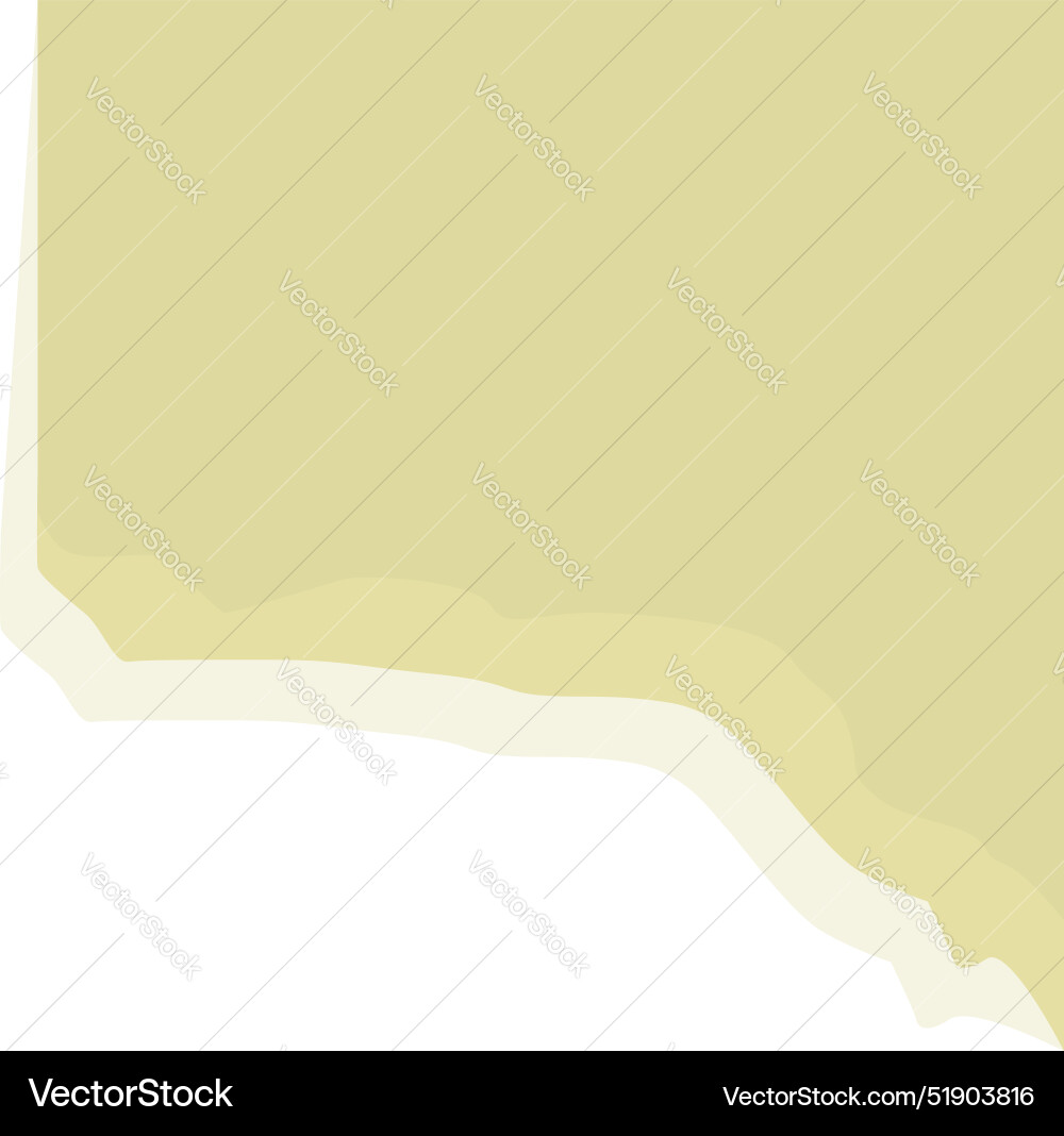 Blank torn ripped green paper piece note Vector Image