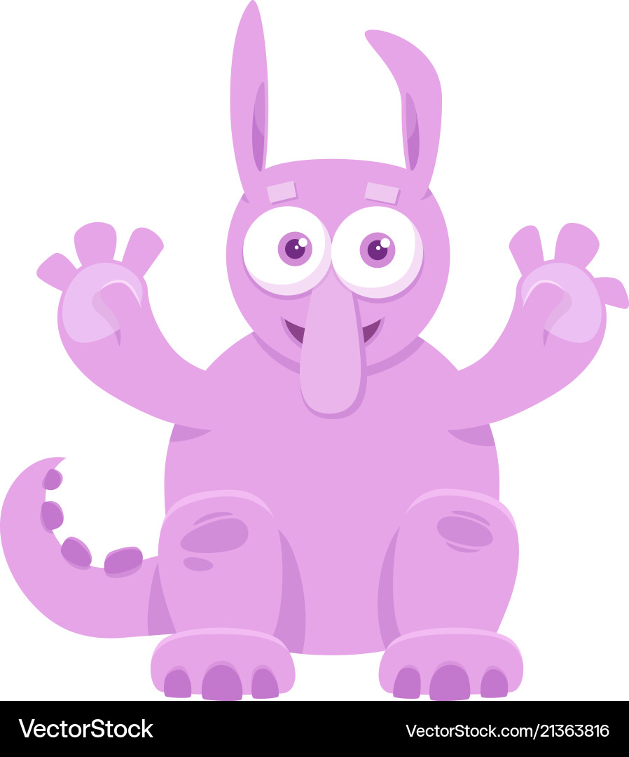 Fairy tale monster cartoon Royalty Free Vector Image