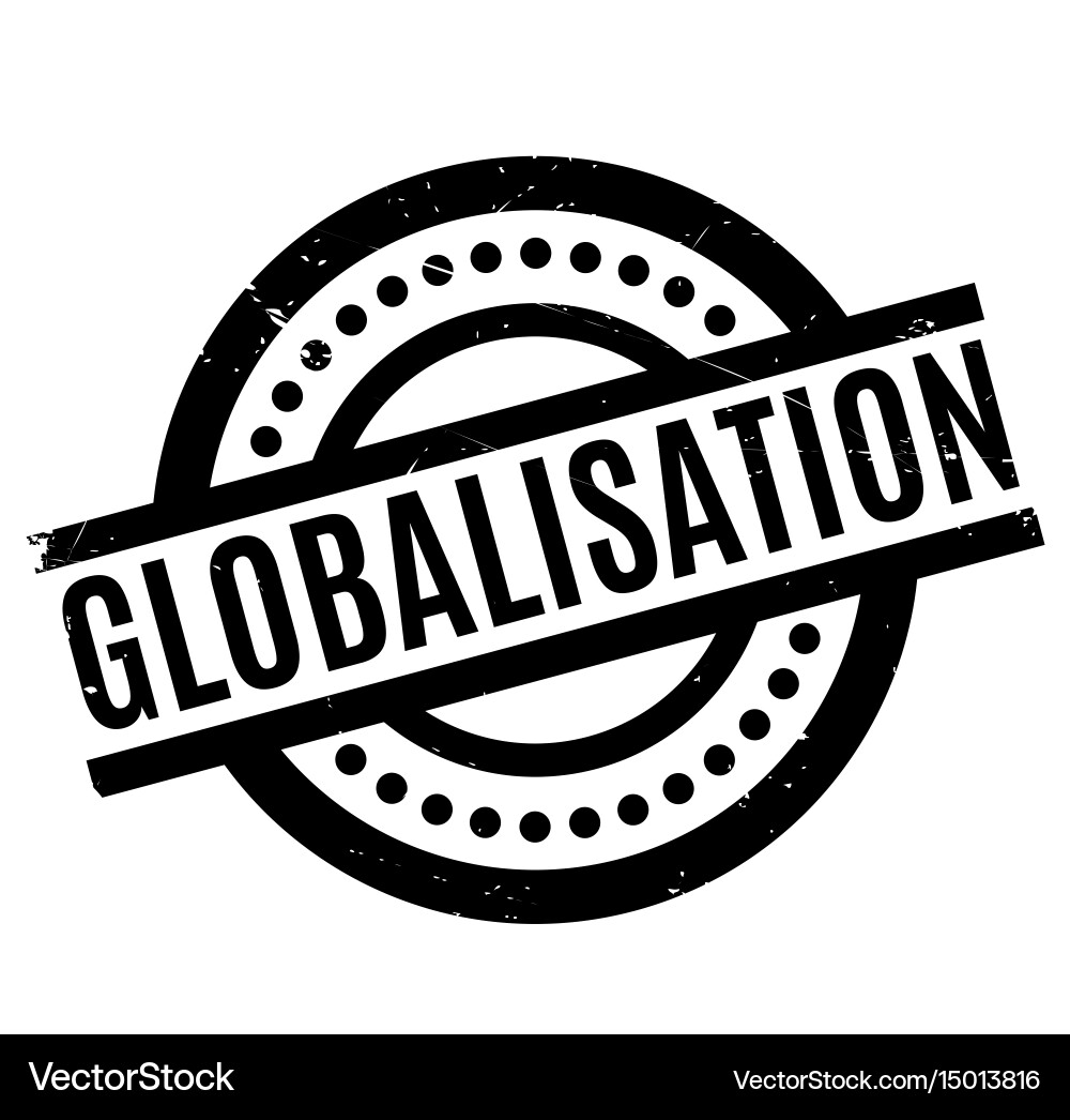 Globalisation rubber stamp Royalty Free Vector Image