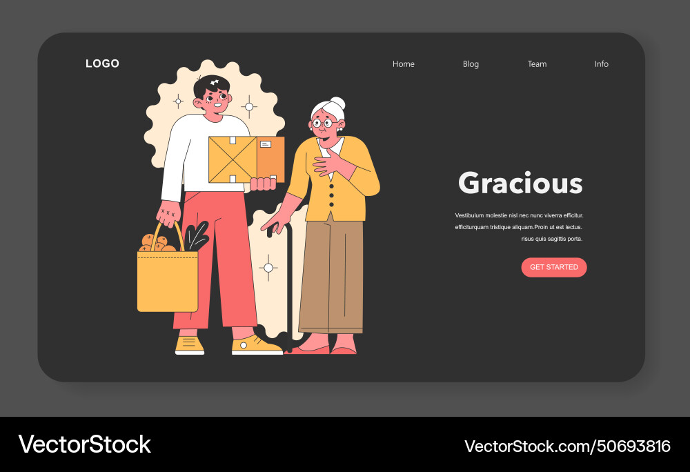 Kindness concept Royalty Free Vector Image - VectorStock