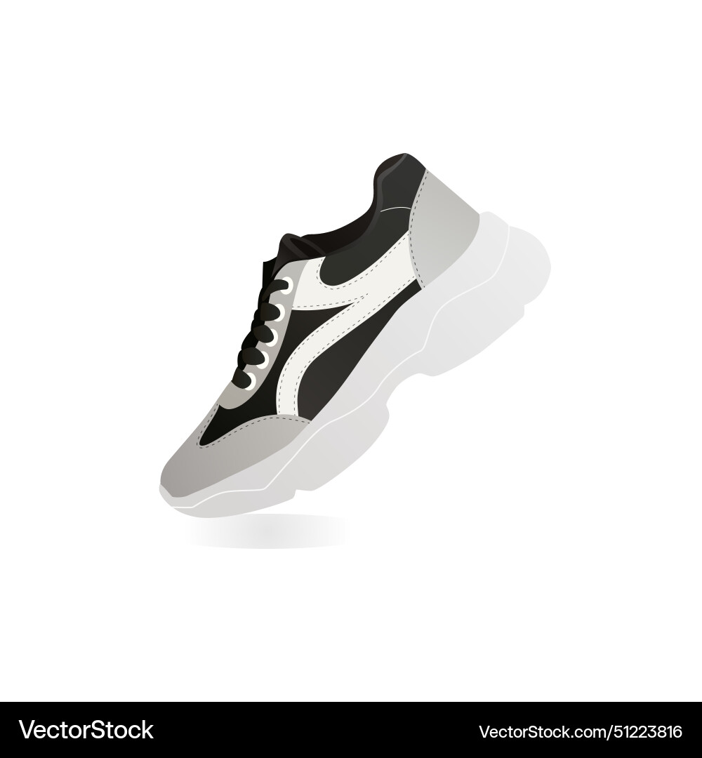 Of of sneaker Royalty Free Vector Image - VectorStock
