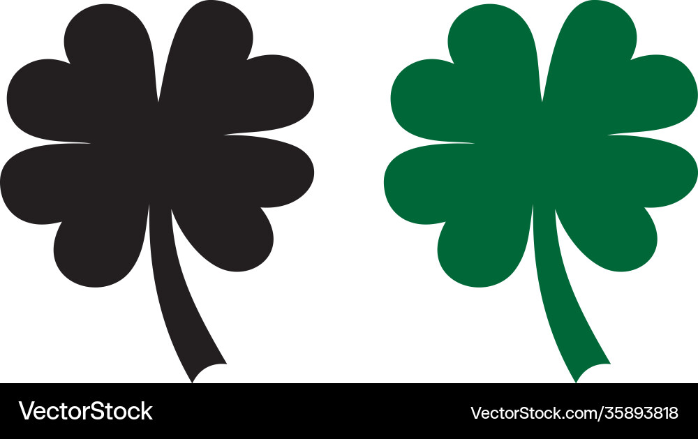 Clovers Royalty Free Vector Image - VectorStock