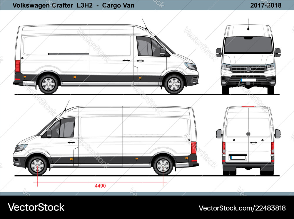 Volkswagen Crafter L3H2 Cargo Van 2017-2018 Templa