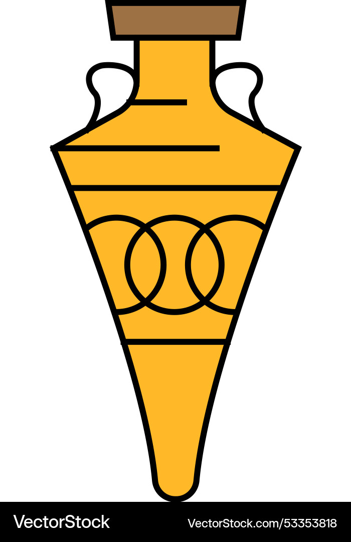 Water amphora icon color Royalty Free Vector Image